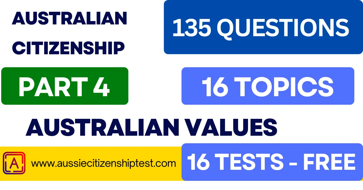 Australian Values: 16 Free Practice Tests (16 Topics) | Aussie ...
